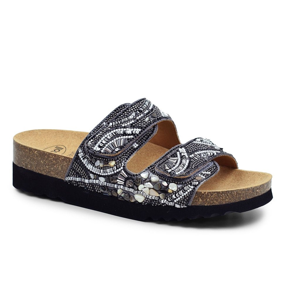 Scholl Sandaler Dame Bioprint Lisboa Svart – Minfot